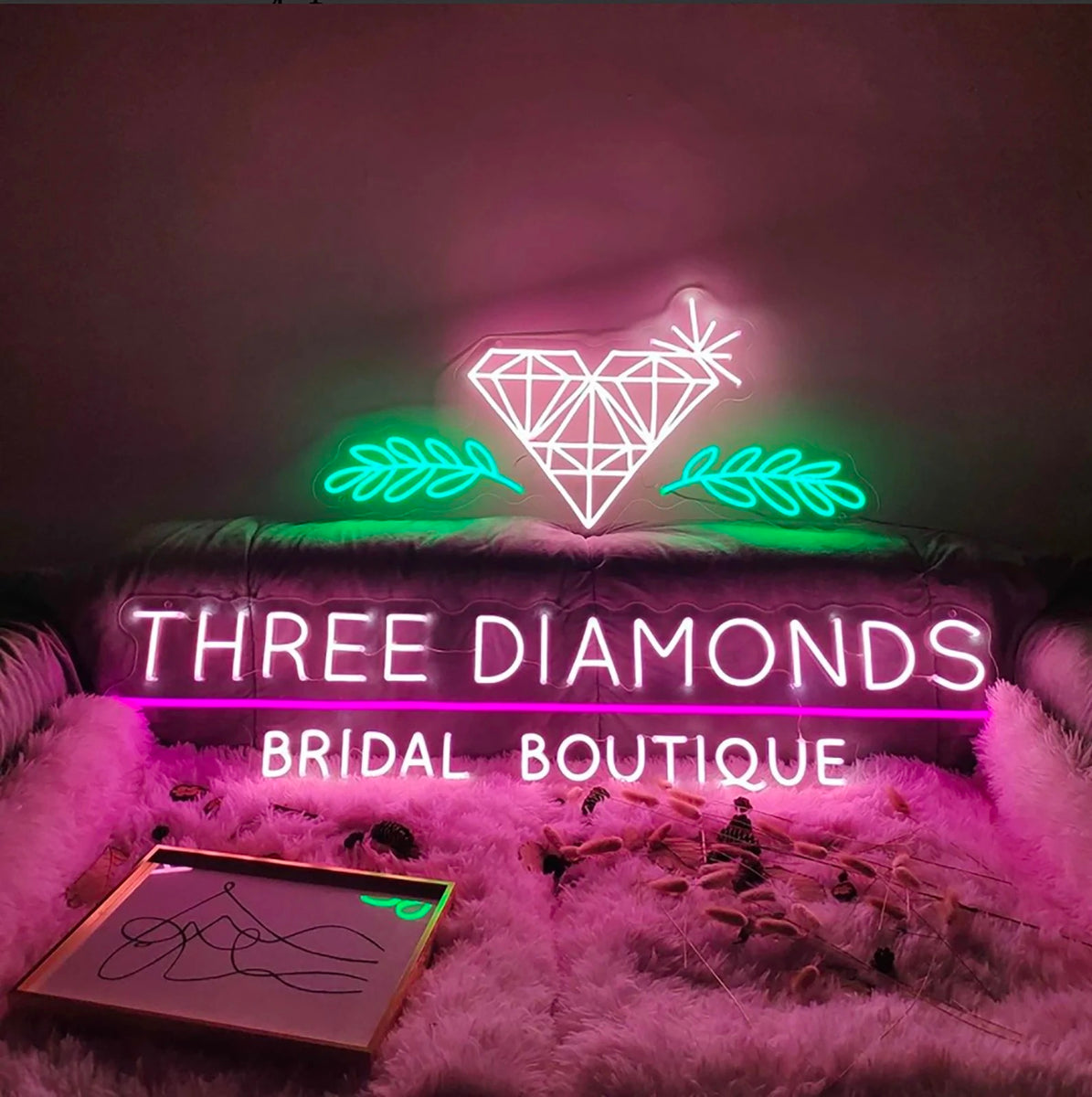 Custom Business Logo Neon Signs | LED 3D Company Signs for Branding