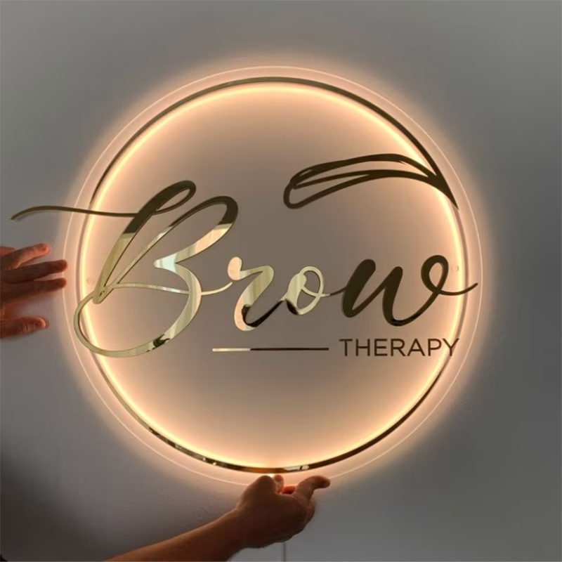 3D LED Logo Signs | Business Neon Signs ｜Salon Beauty Shop Neon Light