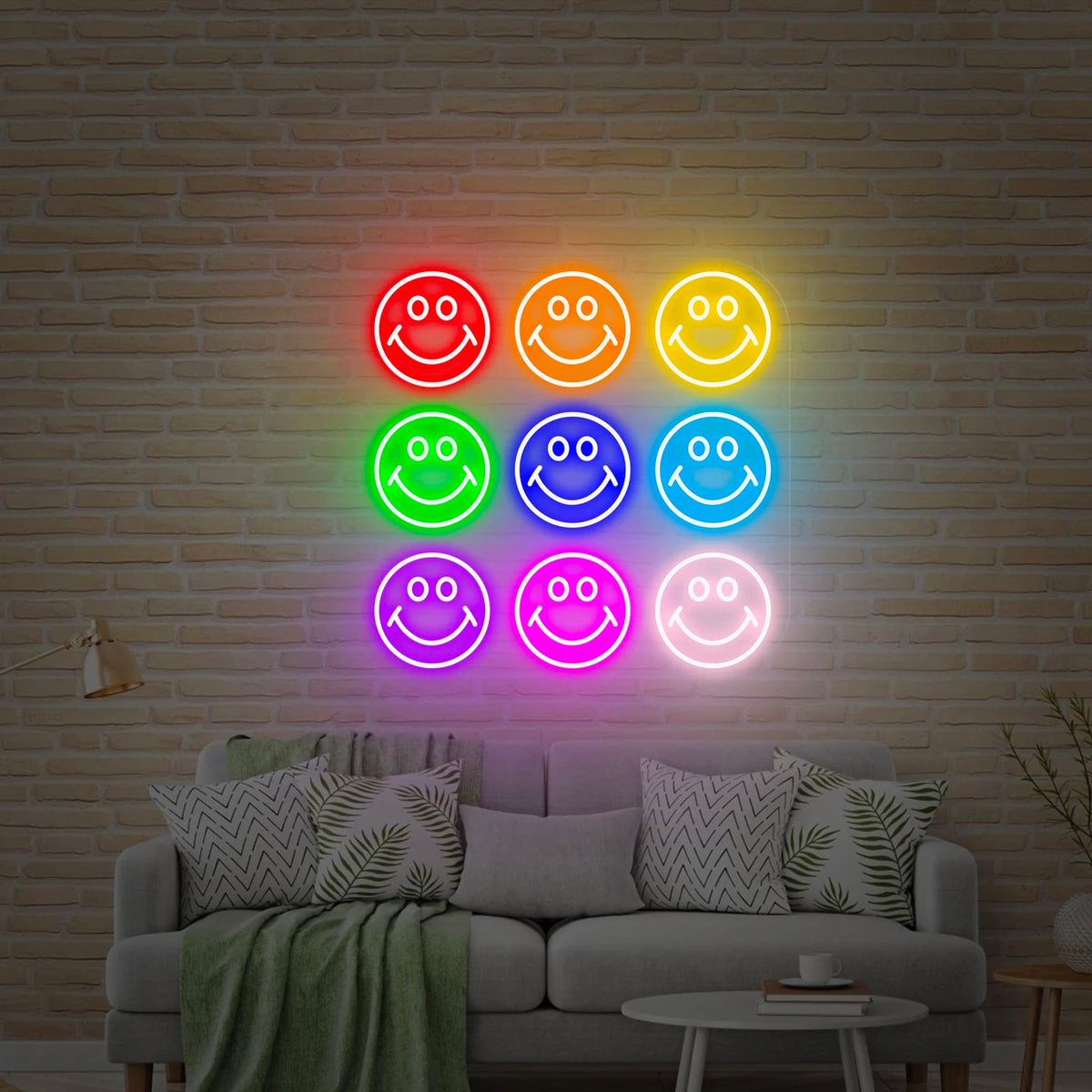 Smile Happy Face Led Neon Light